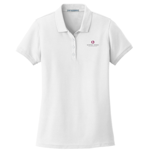 BespokeHomes - Port Authority Ladies Core Classic Pique Polo - White – Merchloop