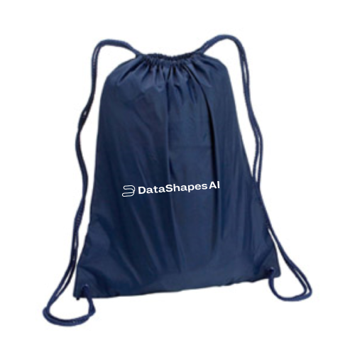 DataShapes2 - Large Drawstring Backpack – Merchloop