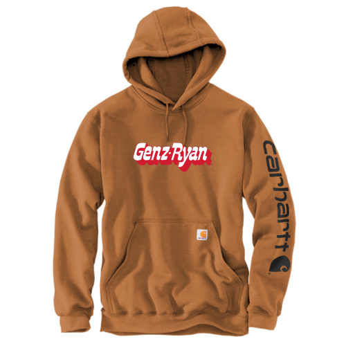 GenzRyan - Carhartt - Midweight Hooded Logo Sweatshirt – Merchloop