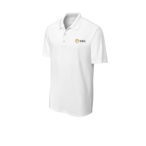 Sigil - Sport-Tek UV Micropique Polo White – Merchloop