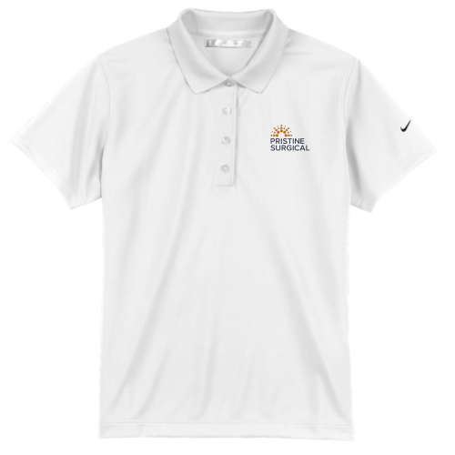 PristineSurgical - Nike Ladies Golf Tech Basic Dri-FIT Polo - White – Merchloop