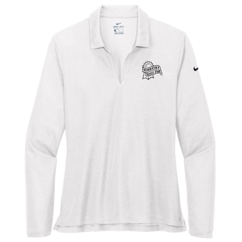 Nebraska State Fair - Nike Ladies Dri-FIT Micro Pique 2.0 Long Sleeve ...